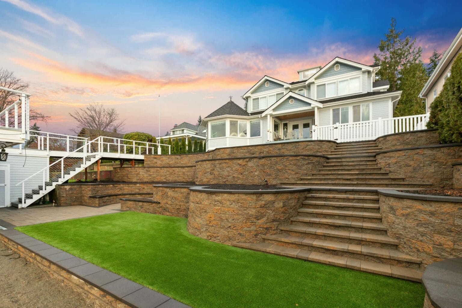 Retaining Walls - Western Landscape & Pavers